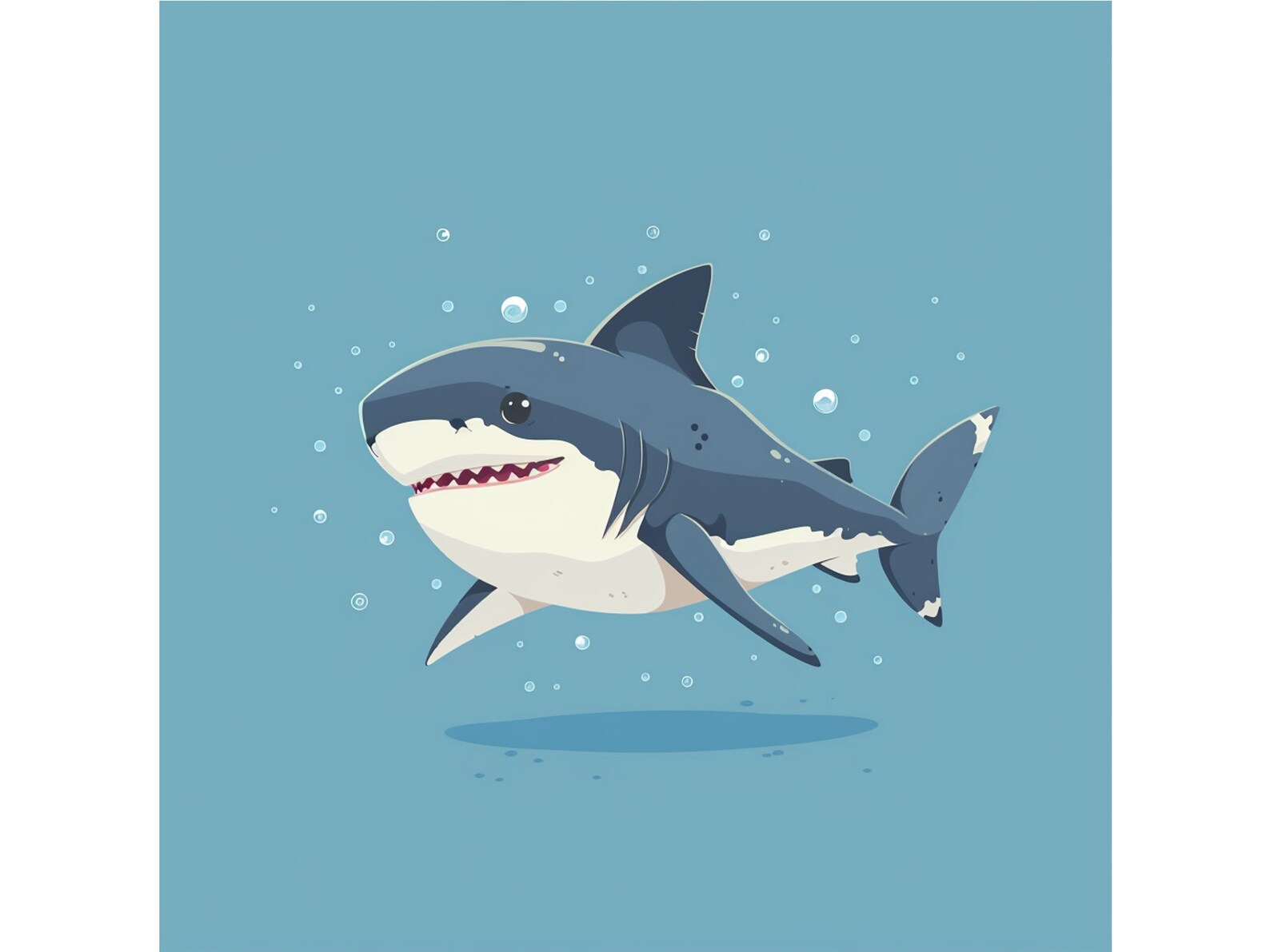 Watercolor Cute Shark Clipart, Shark PNG, Watercolor Sharks - Etsy