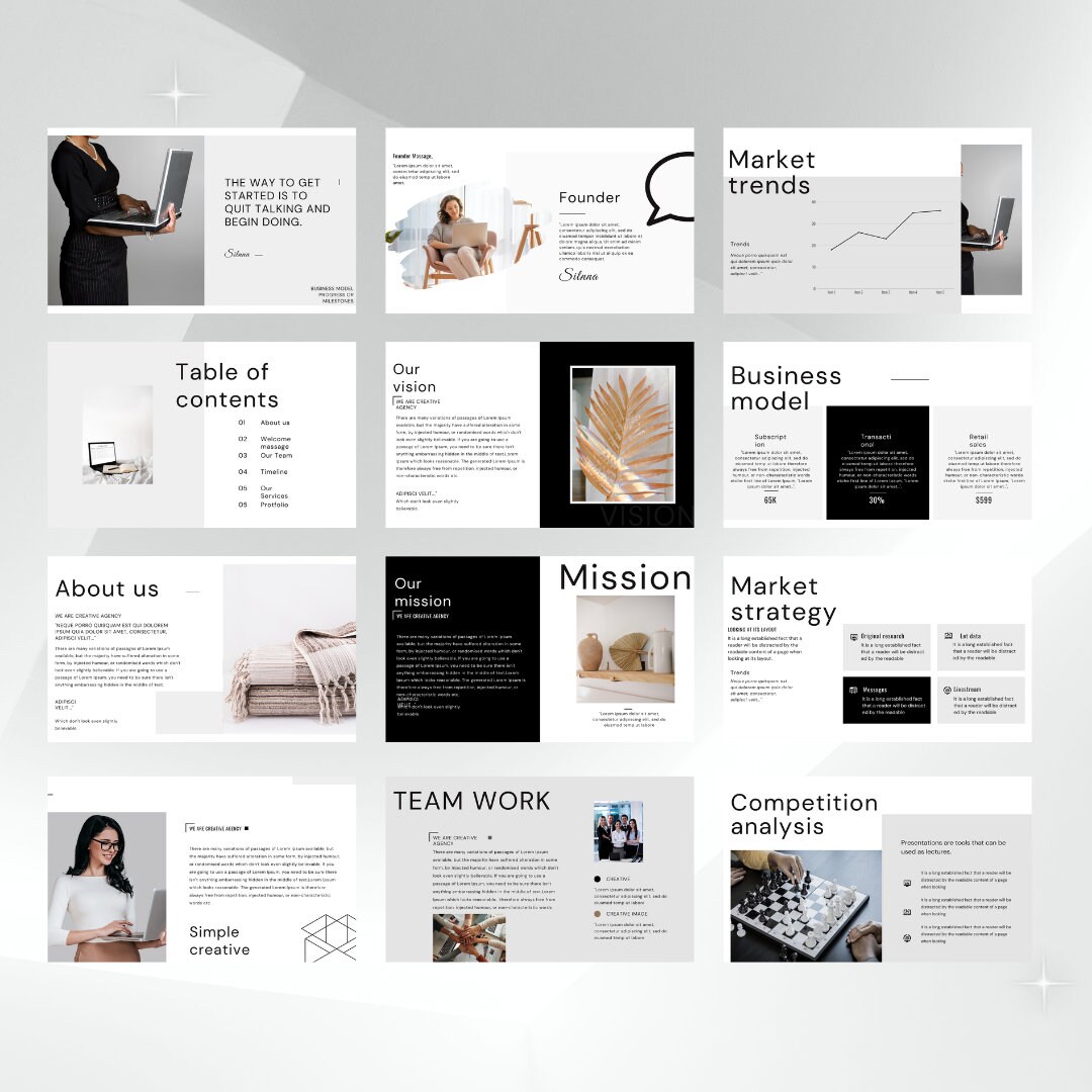 Pitch Deck Presentation for Business Owners, Social Media Managers, and ...