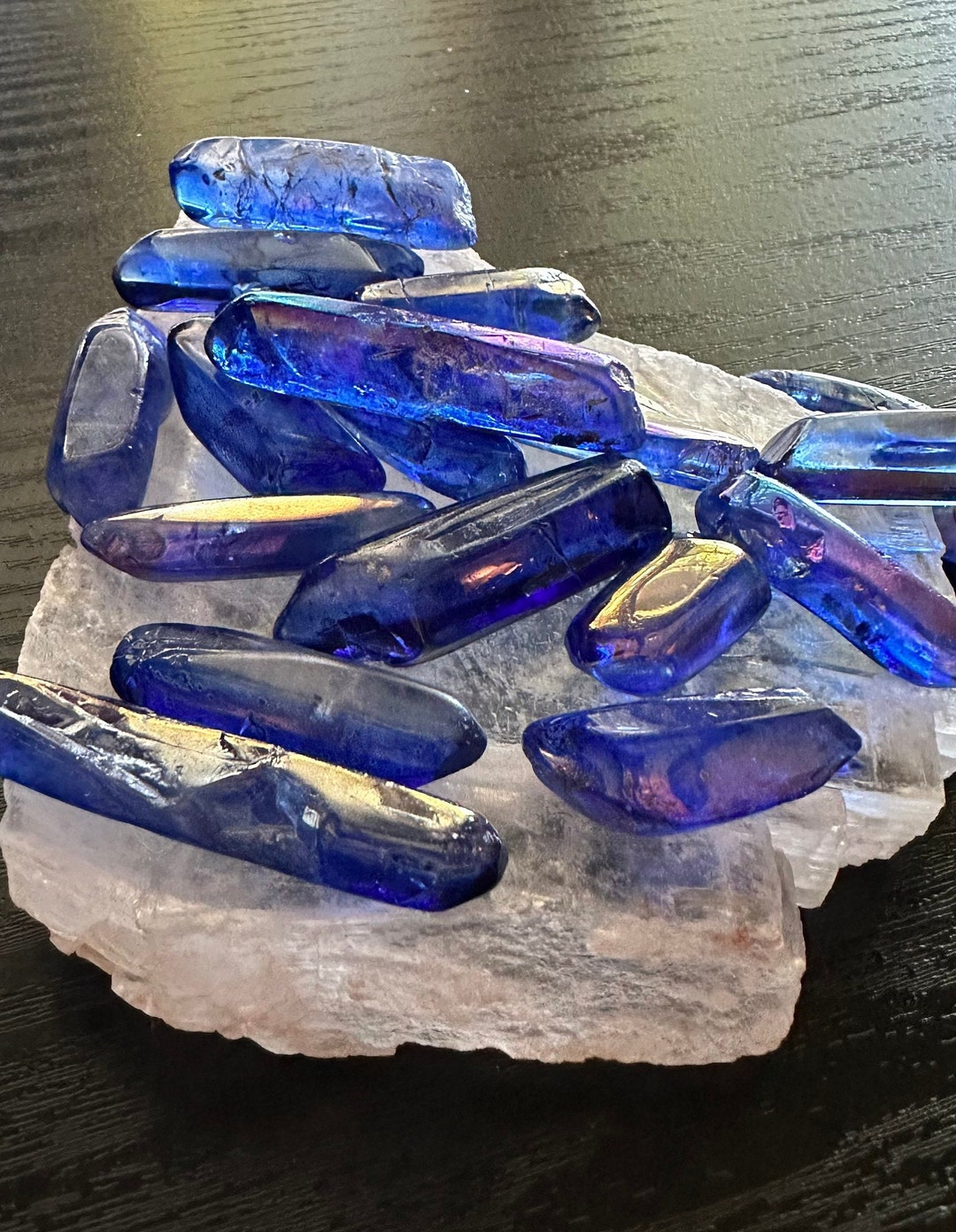 1 PC Cobalt Aura Quartz - Etsy