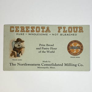Vintage Ceresota Flour Advertising Lot: Painting Book, Tin Match Safe ...