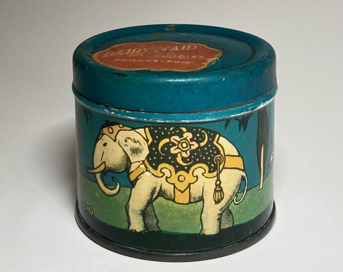 Vintage Circus Animals Tin: Dairy Maid Candies, Philadelphia - Etsy
