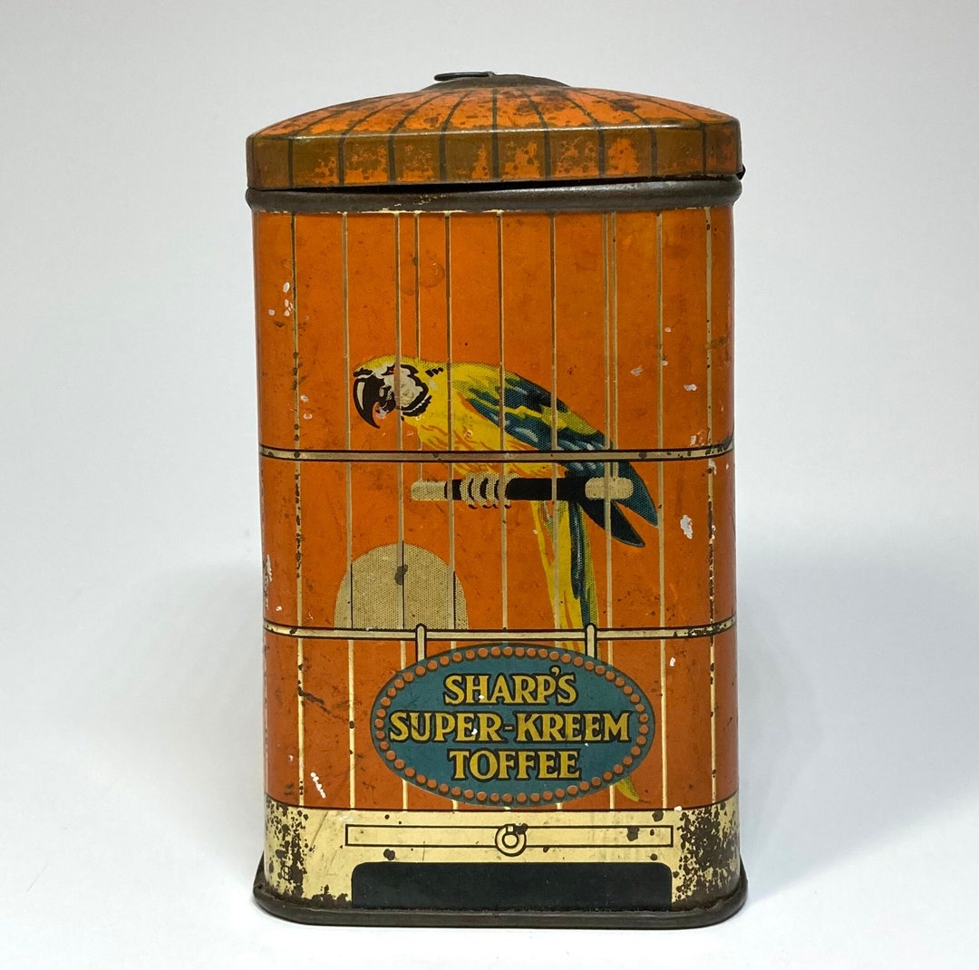 Vintage Sharps Super-kreem Toffee, Sharps Birdcage Toffee Tin - Etsy