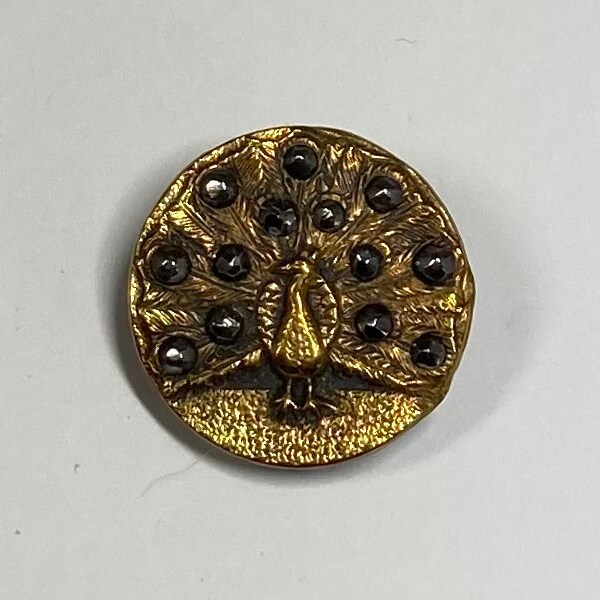 Vintage Brass Button - Etsy