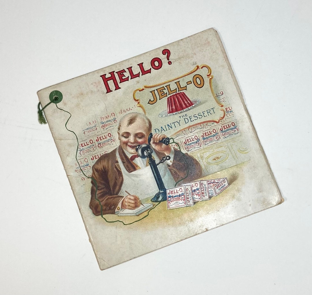 Vintage Jell-o Cookbook, Hello Jell-o Cookbook - Etsy