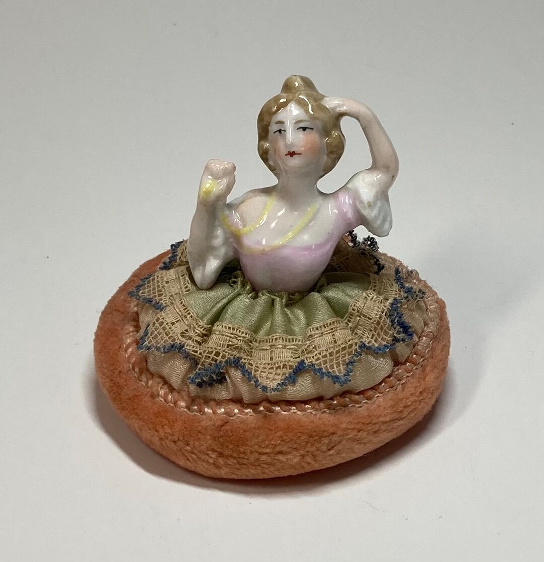 Vintage Half Doll Powder Puff, German Half Doll - Etsy