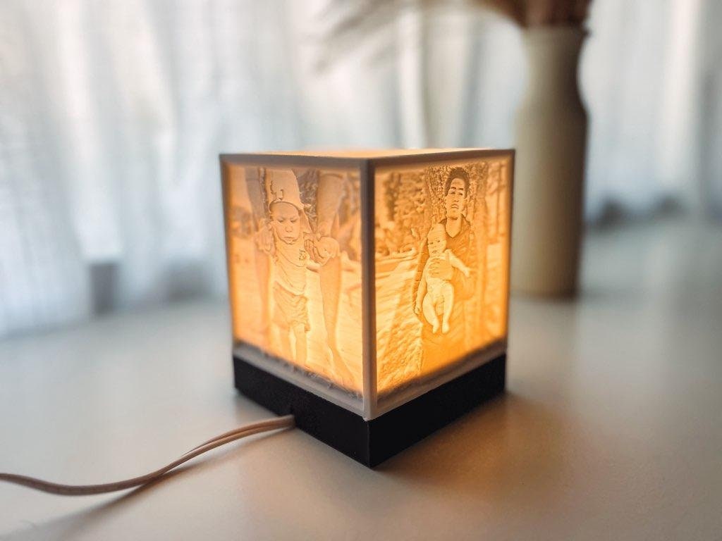 Personalized Picture Lamp - Etsy