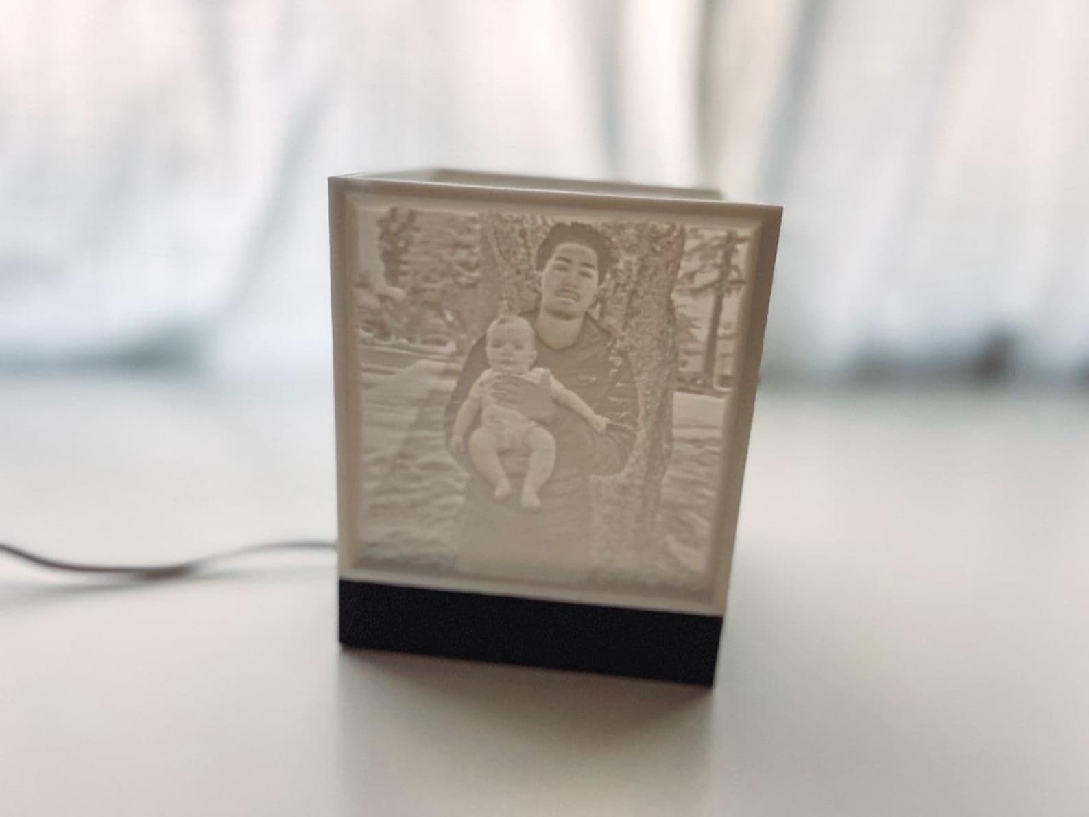 Personalized Picture Lamp - Etsy