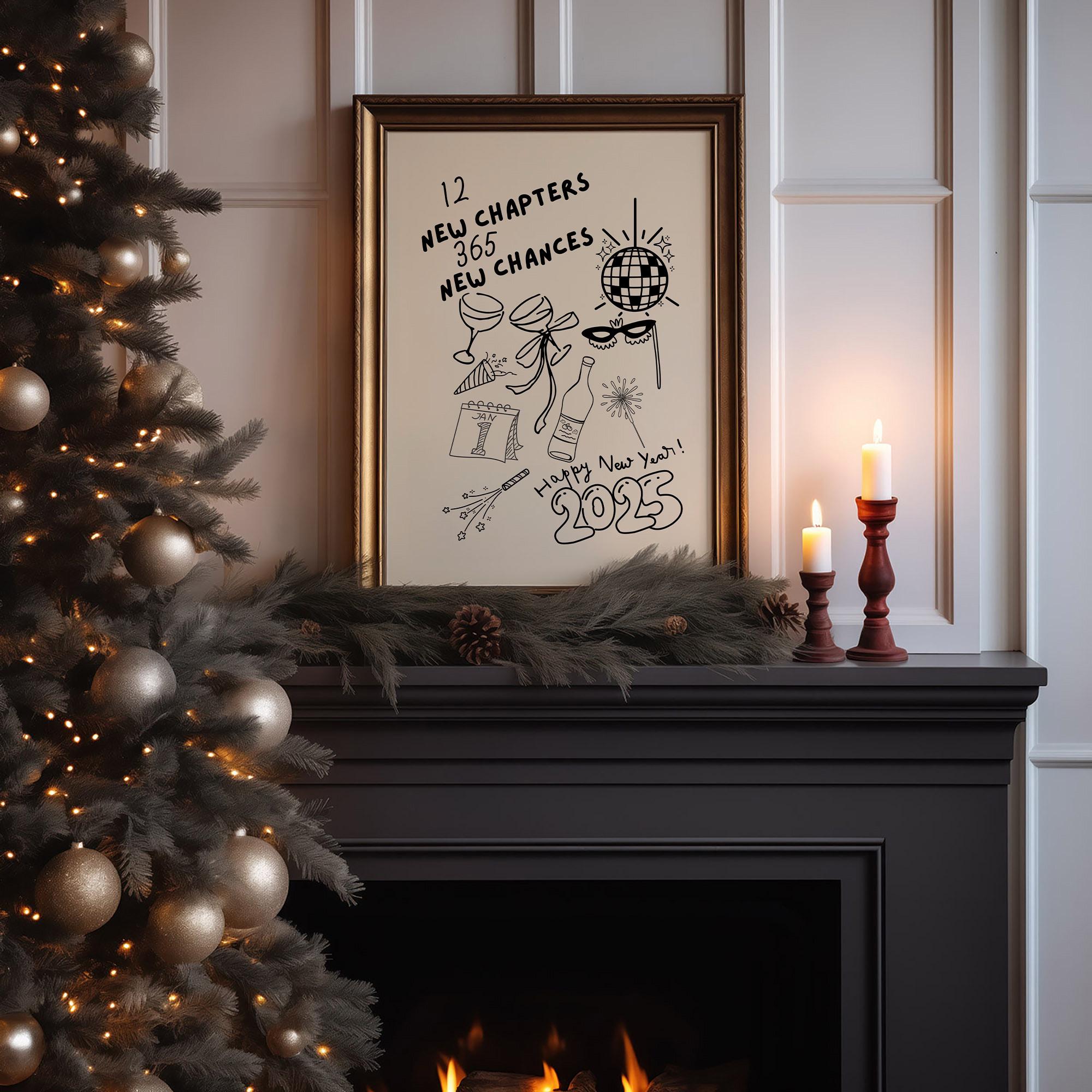 New Years Eve Party 12 New Chapters 365 New Chances Print, Printable ...