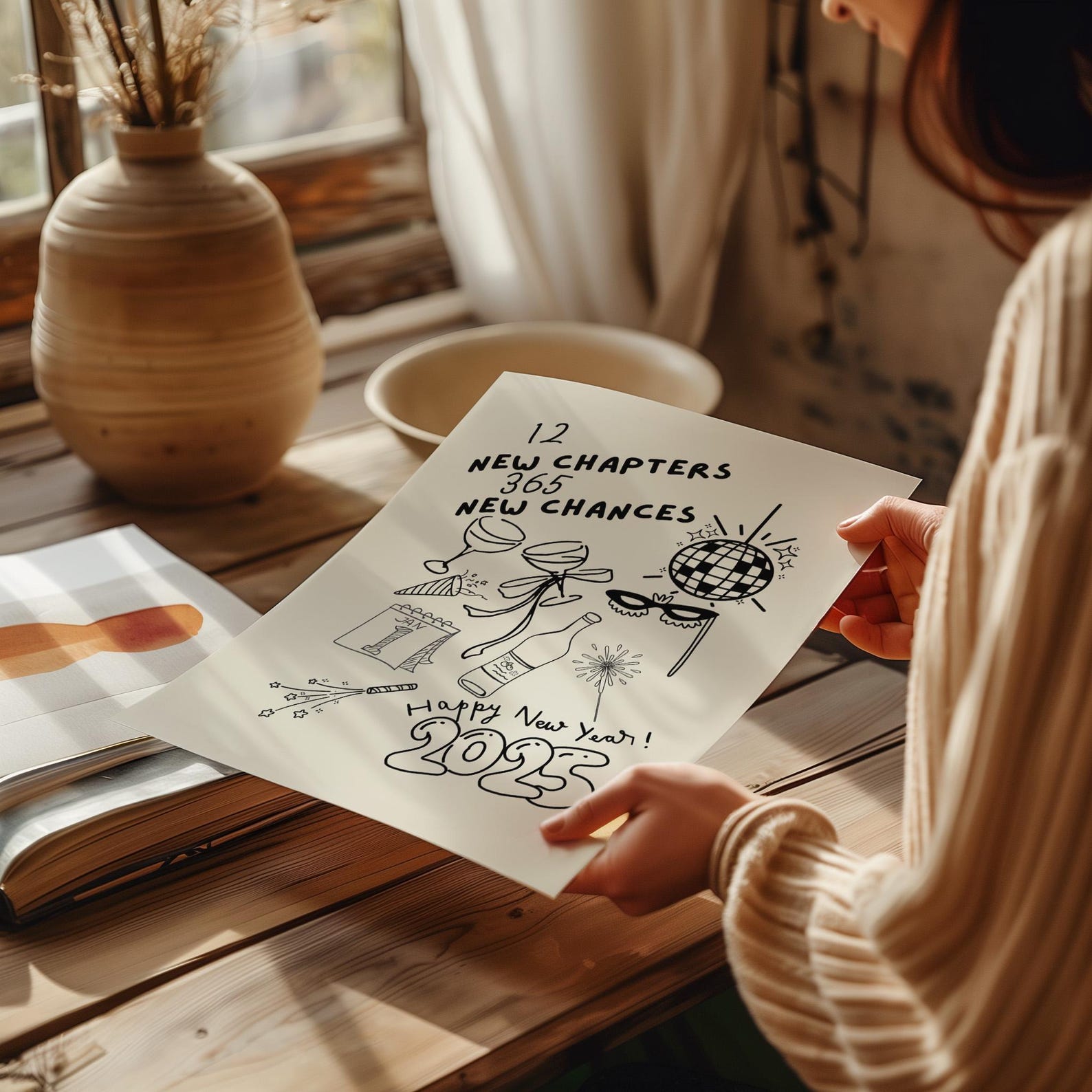 New Years Eve Party 12 New Chapters 365 New Chances Print, Printable ...