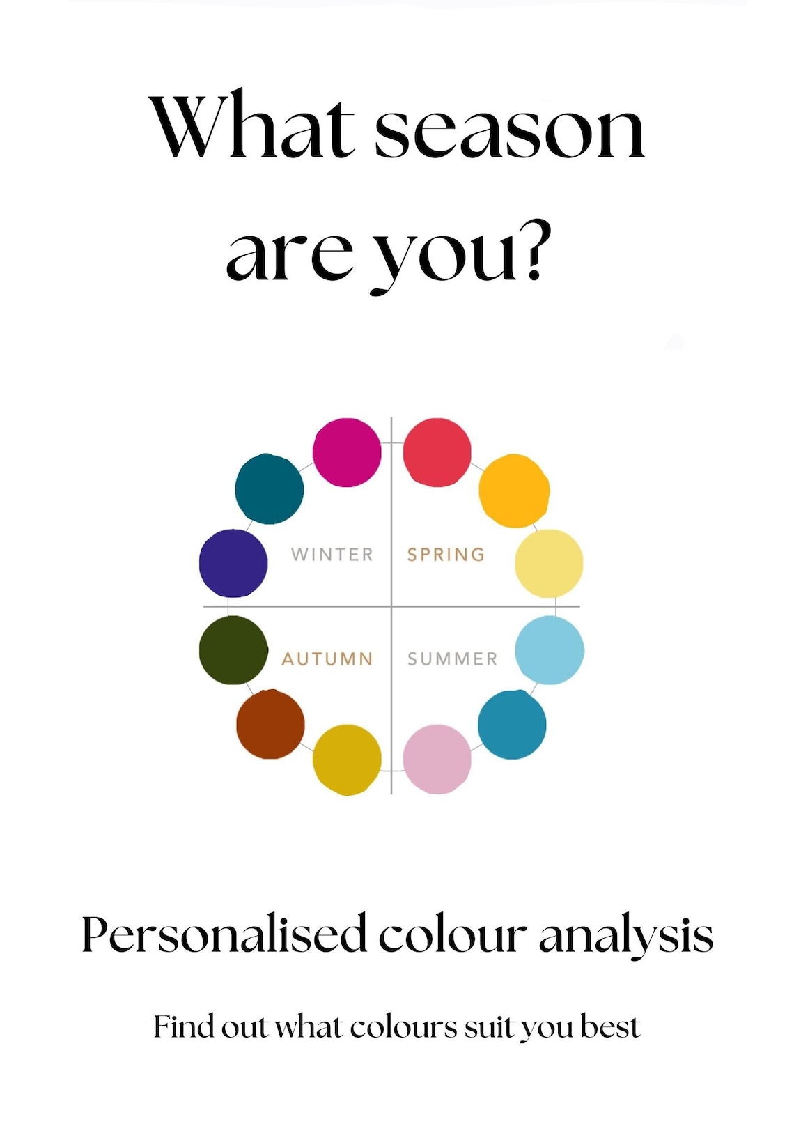 Seasonal Colour Analysis, Colour Theory Analysis, Which Season Am I ...