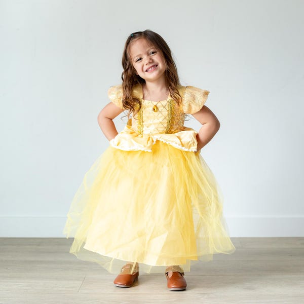 Girls Belle Dress Costume - Etsy