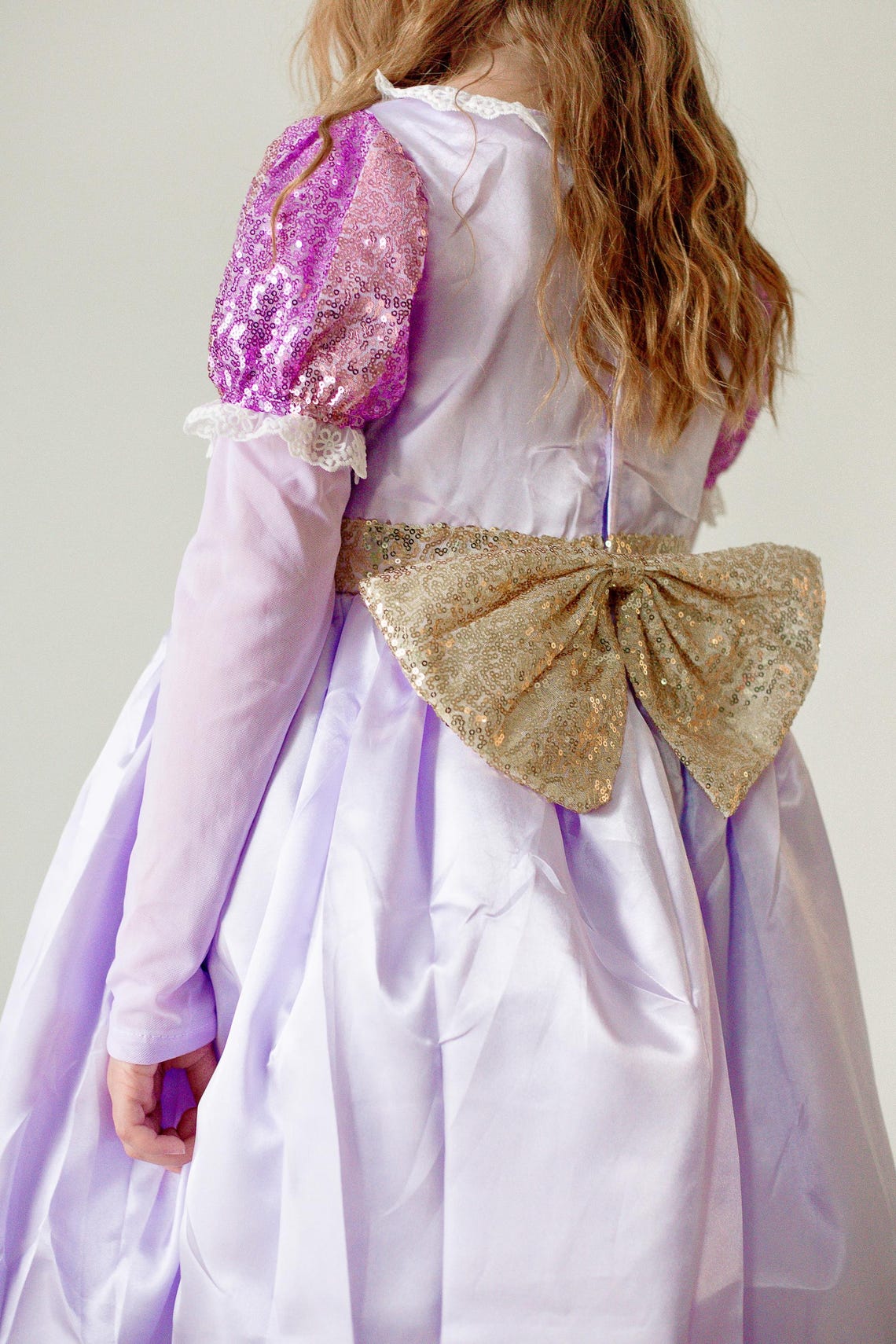 Rapunzel Inspired Princess Dress, Purple and Pink Princess Dress Up ...