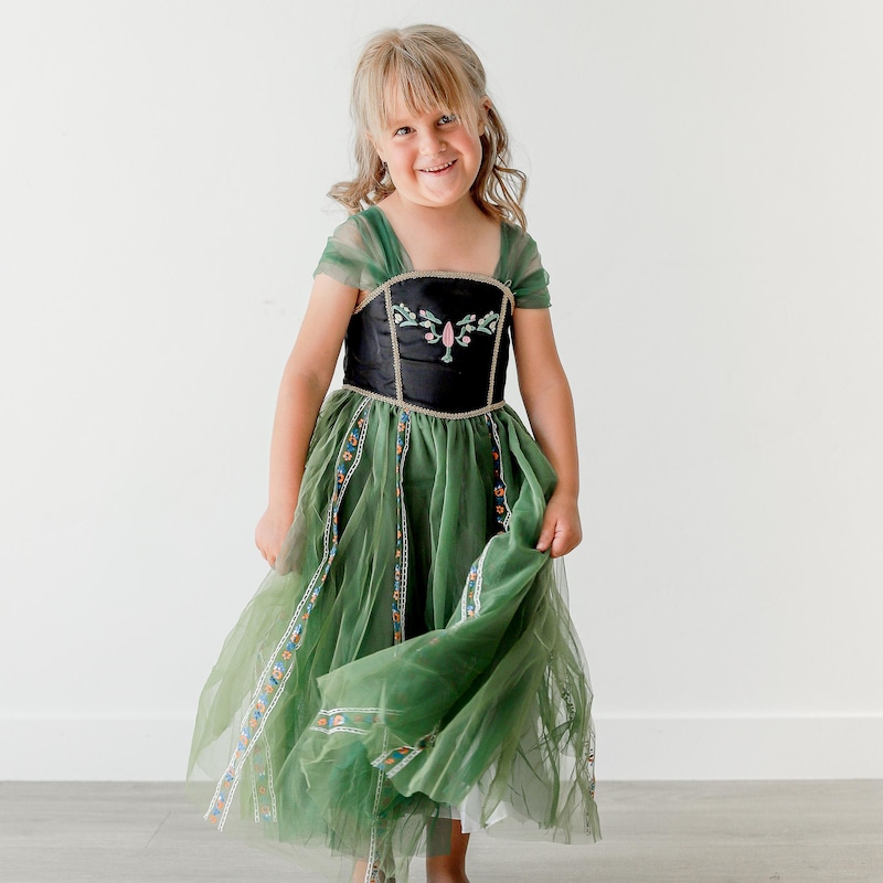 Green Princess Dress - Etsy