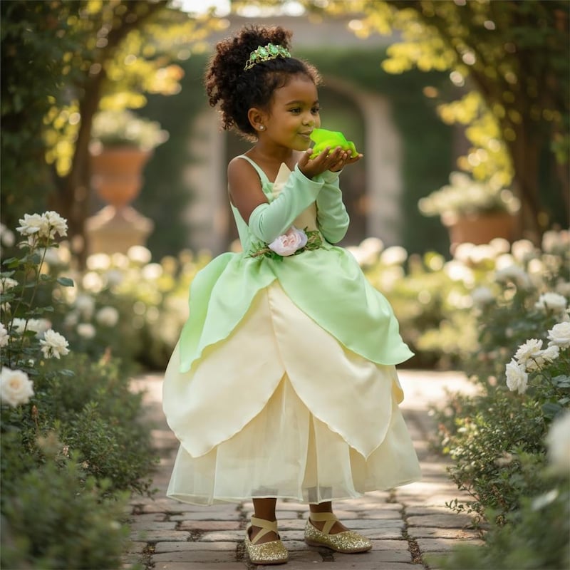 Green Princess Dress - Etsy