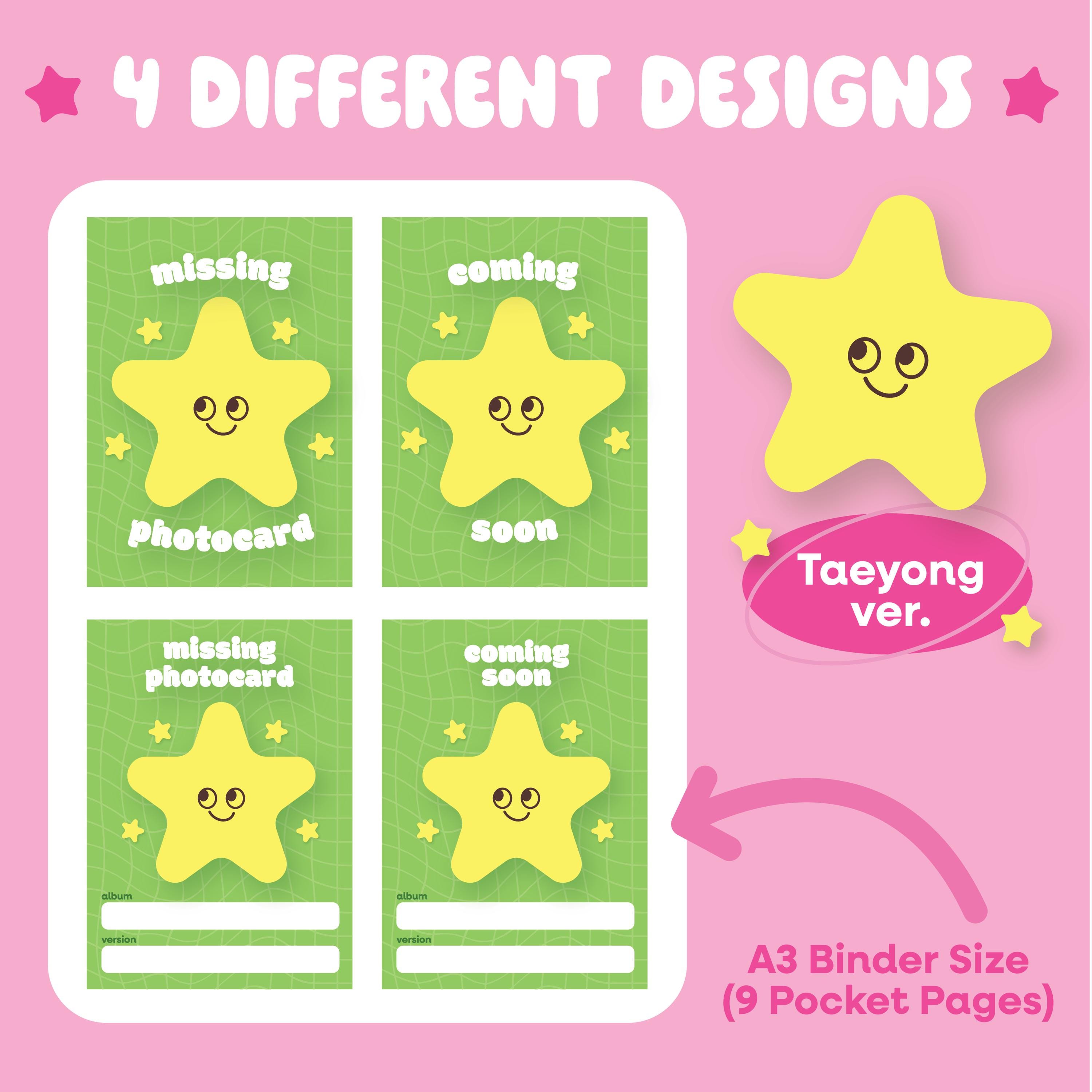 PRINTABLE NCT 127 Starfish A3 Binder Fillers taeyong Ver. - Etsy