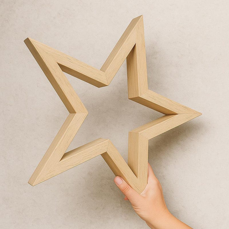Wood Star Build Plan - Etsy