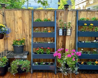 Tiered Ladder Planter Box DIY Plan: Vertical Garden (PDF Download) - Etsy