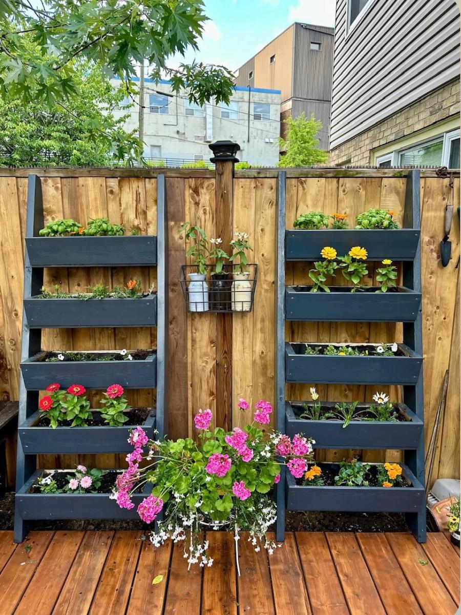 Tiered Ladder Planter Box DIY Plan: Vertical Garden (PDF Download) - Etsy