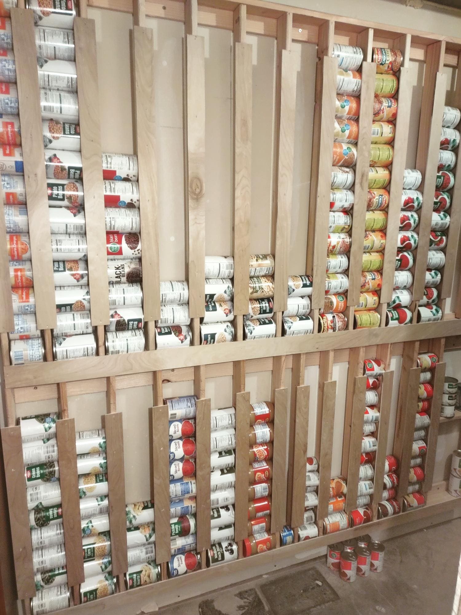 Wall Mounted Can Dispenser Plans: DIY Pantry Storage (PDF Download) - Etsy