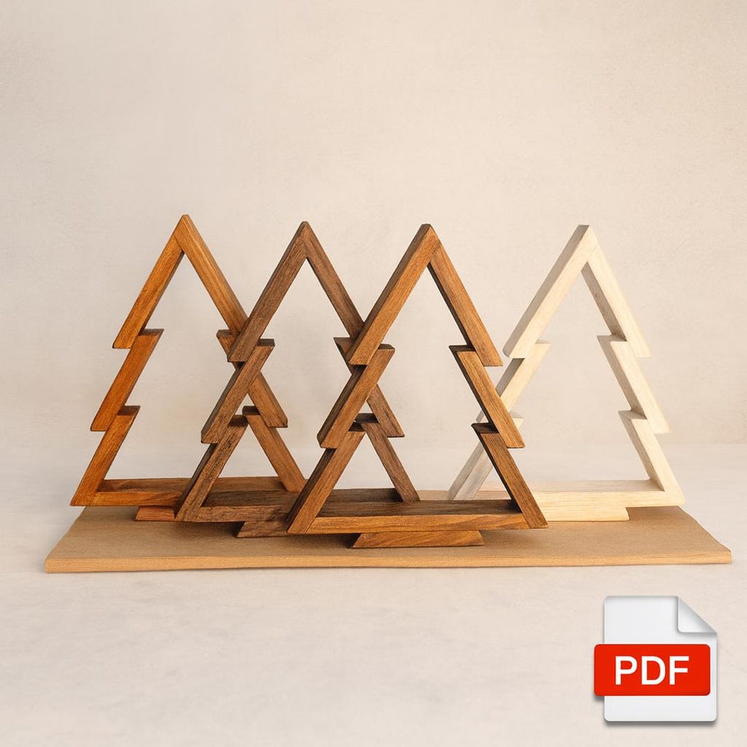 DIY Christmas Tree Plans, 2x4 Wood Plans, Holiday Woodworking ...