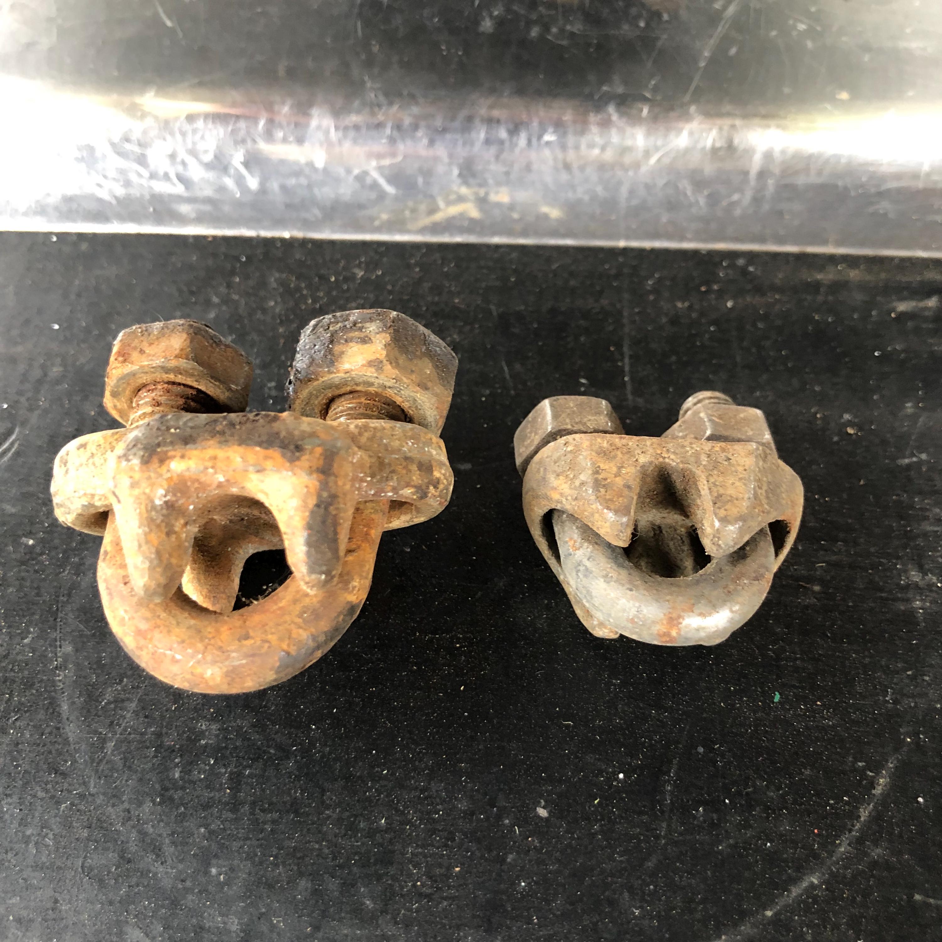 Forged Crosby Wire Rope Cable Clamps - Altered Art Assemblage - Etsy