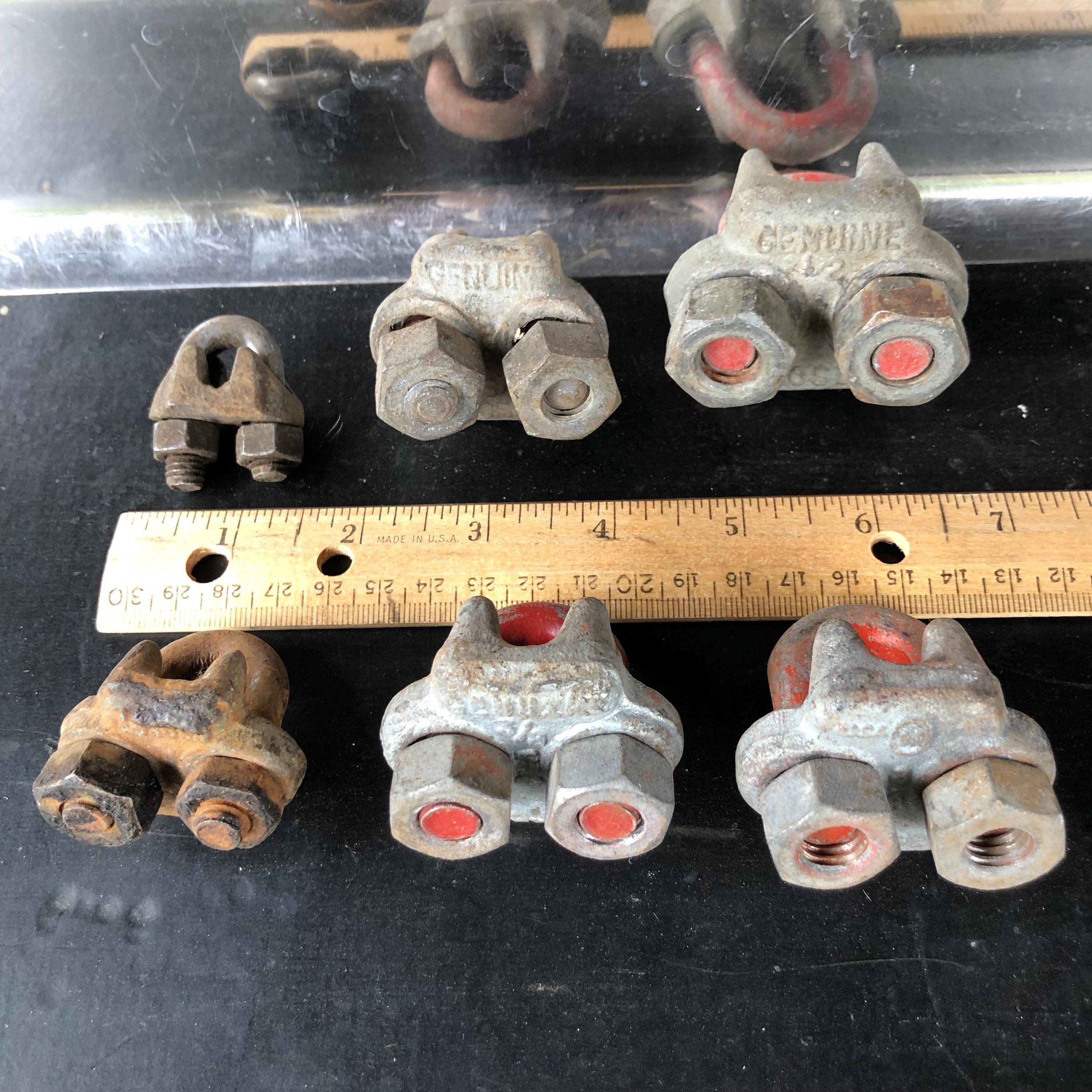 Forged Crosby Wire Rope Cable Clamps - Altered Art Assemblage - Etsy