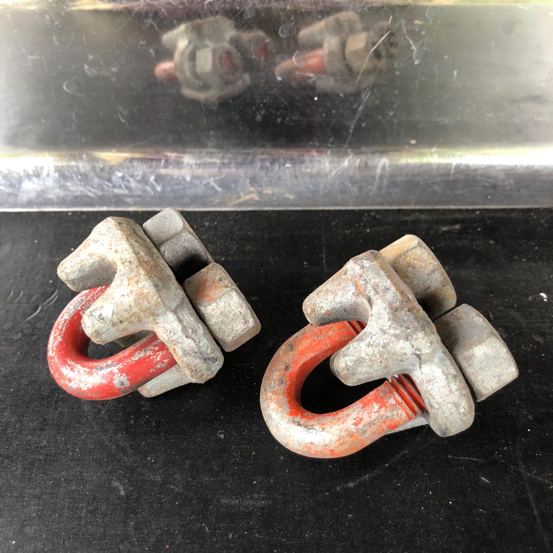 Forged Crosby Wire Rope Cable Clamps - Altered Art Assemblage - Etsy