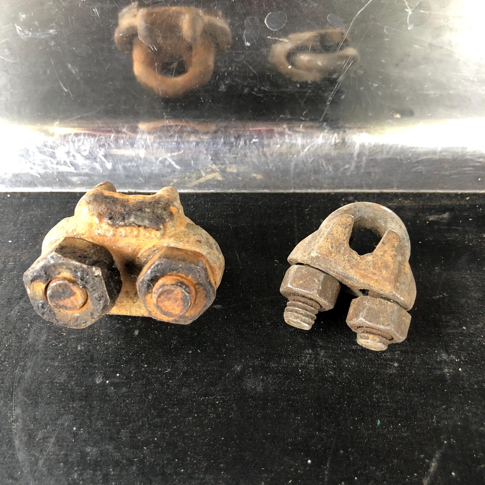 Forged Crosby Wire Rope Cable Clamps - Altered Art Assemblage - Etsy