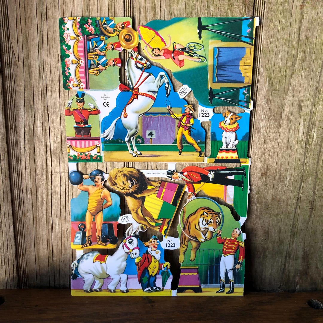 MLP Circus Cut Outs for Scrapbooking Card Making Etc. Ephemera Made in ...