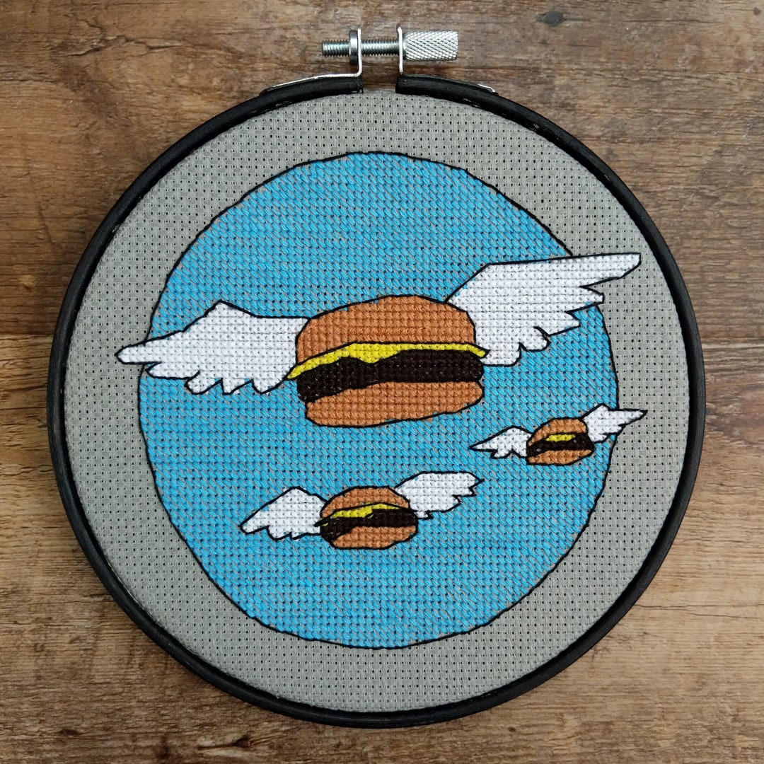 PDF Flying Burger Download Bob's Burgers Cross-stitch Pattern ...