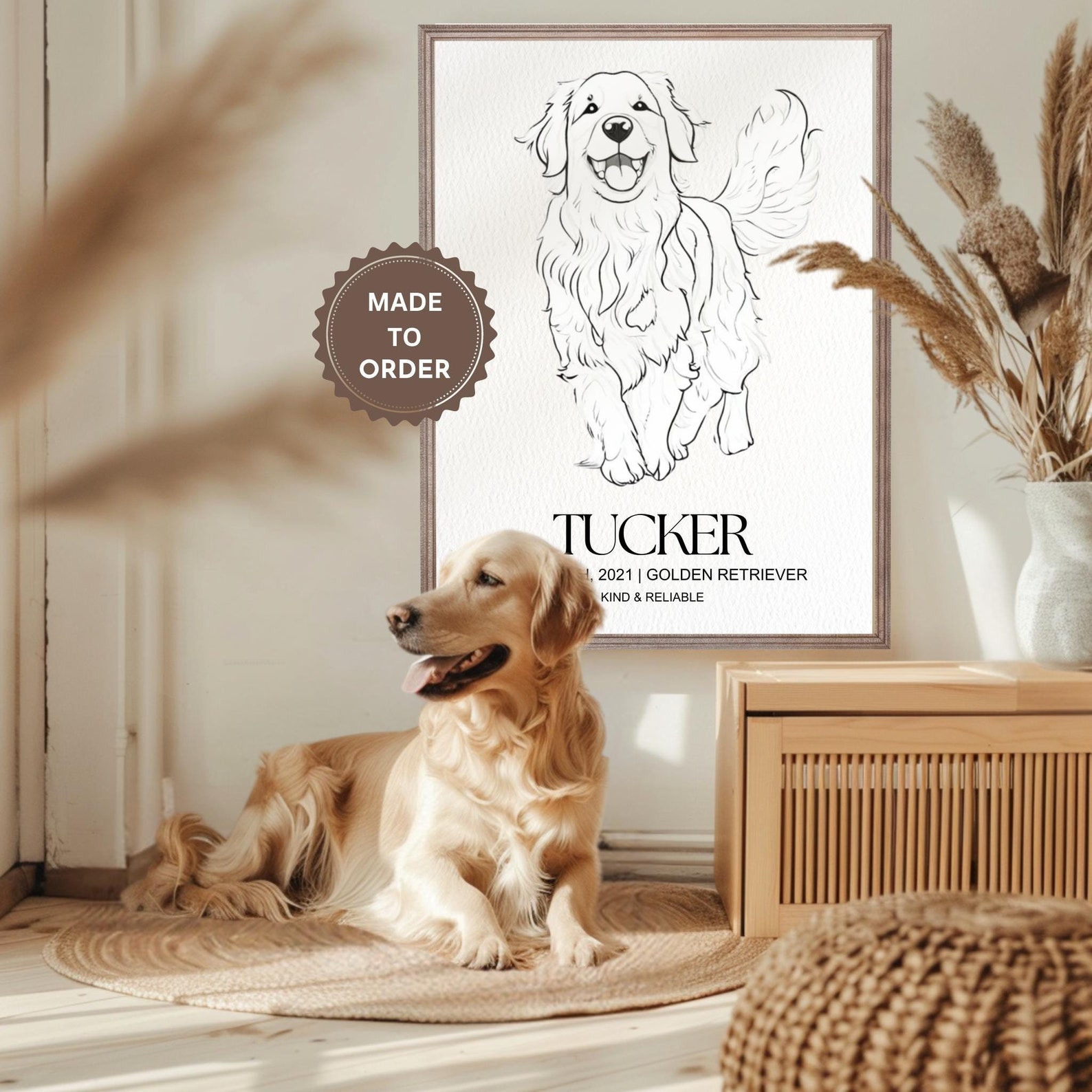 Custom Pet Drawing, Custom Pet Poster, Drawing Pet Portrait, Dog Cat ...