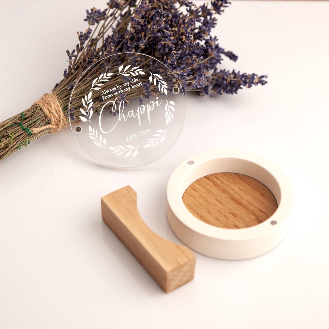 Custom Hair Memorial Keepsake for Dogs & Cats | Personized Pet Loss ...