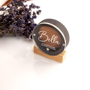 Dog Hair Keepsake Personalized Gypsum Clear Lid, Cat Memorial Custom ...