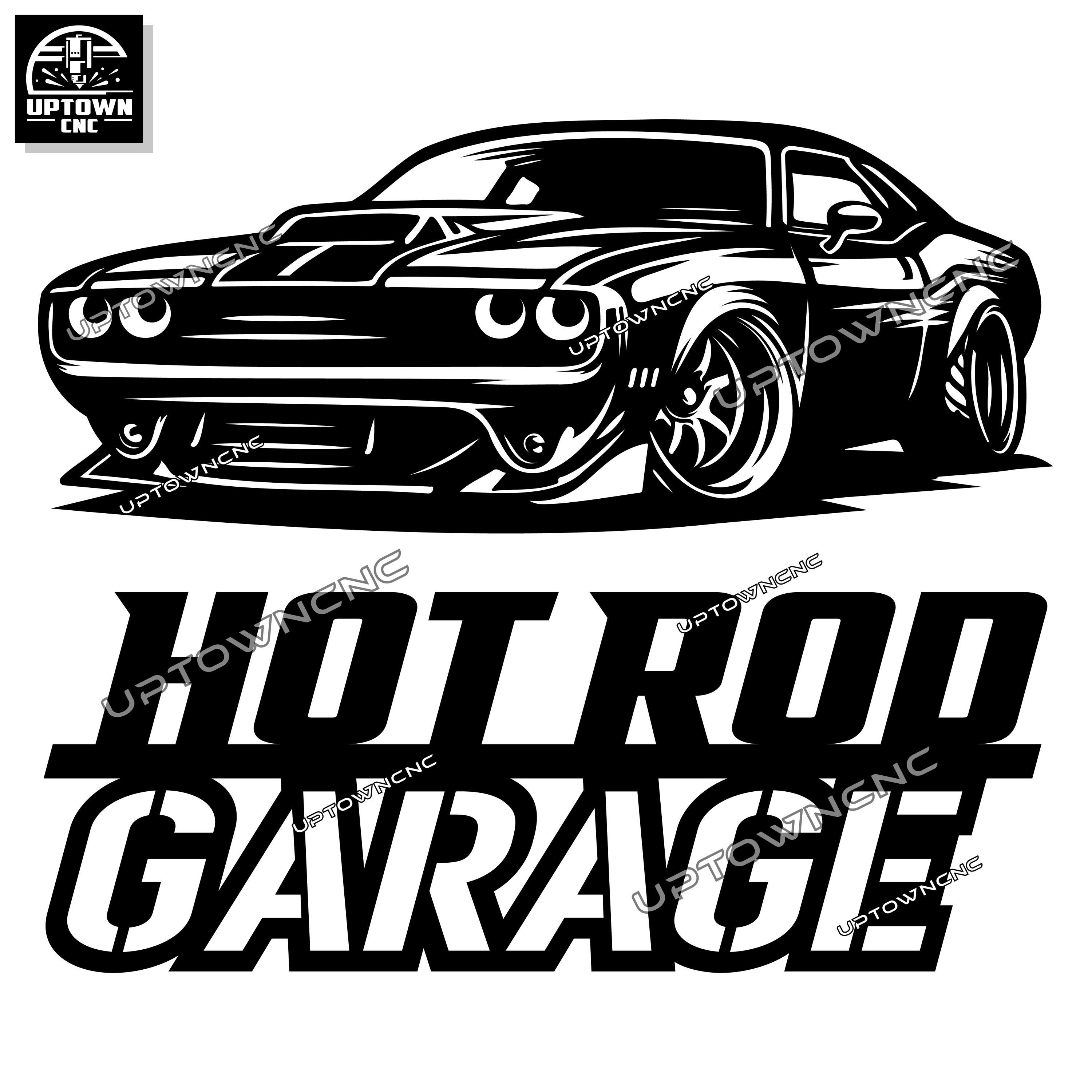 Hot Rod SVG, Hot Rod Garage SVG, Car Life Svg, Muscle Car Svg, Gift for ...