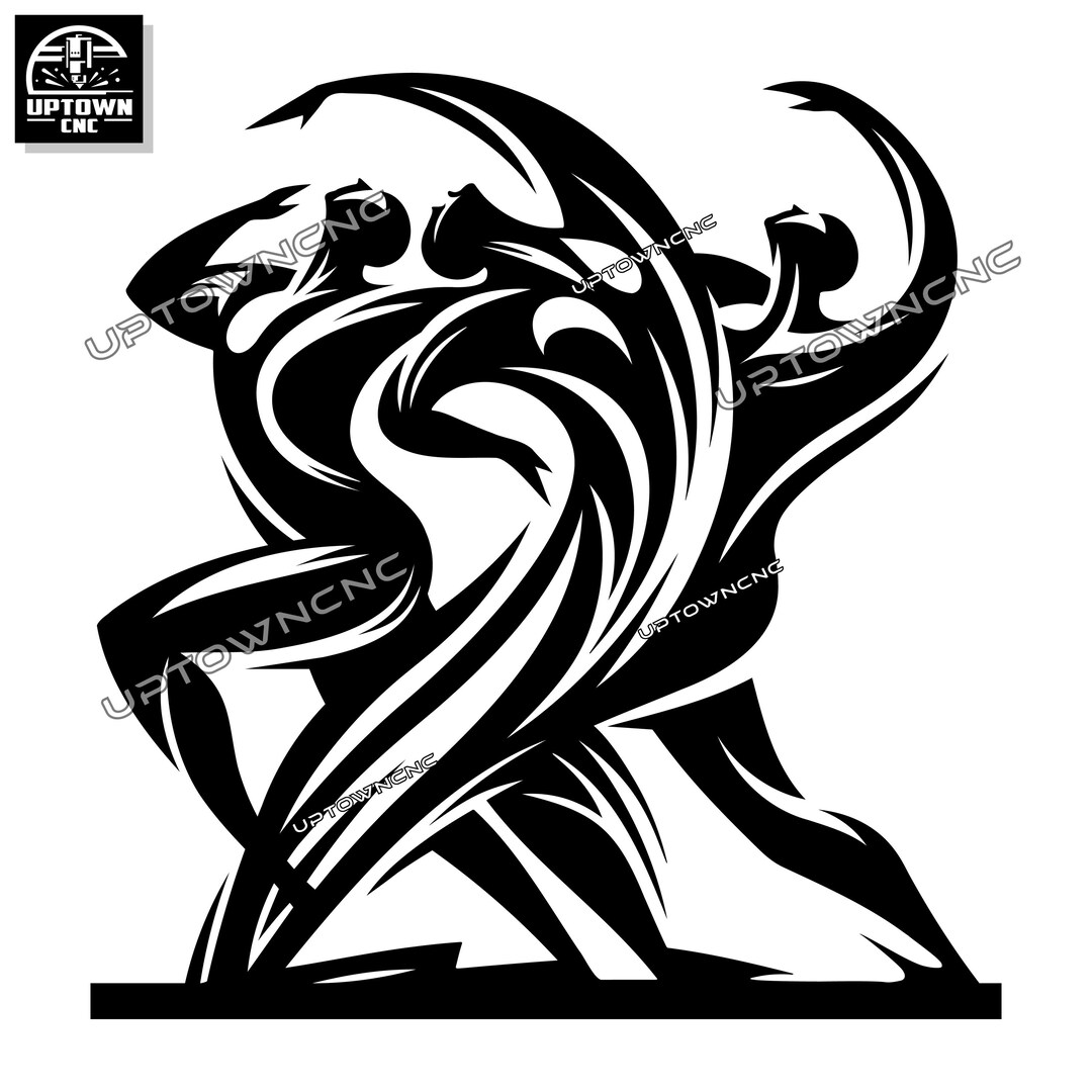 Dance Dxf, Dancing Svg, Woman Svg, Beautiful DXF File, Plasma Cut File ...