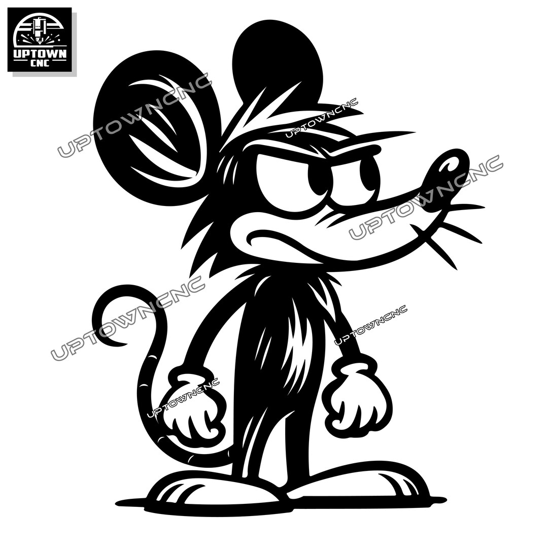 Tough Mouse SVG, Mouse Svg, Mighty Mouse Svg, Toon Svg, Plasma Cut Svg ...
