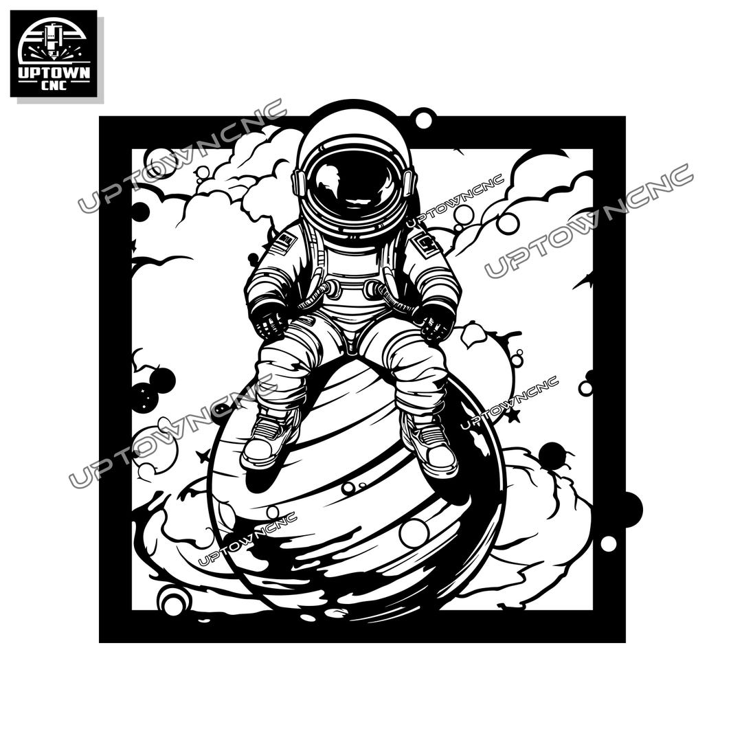 Astronaut SVG, Space Svg, Space Man Svg, Outer Space Svg, Plasma Cut ...
