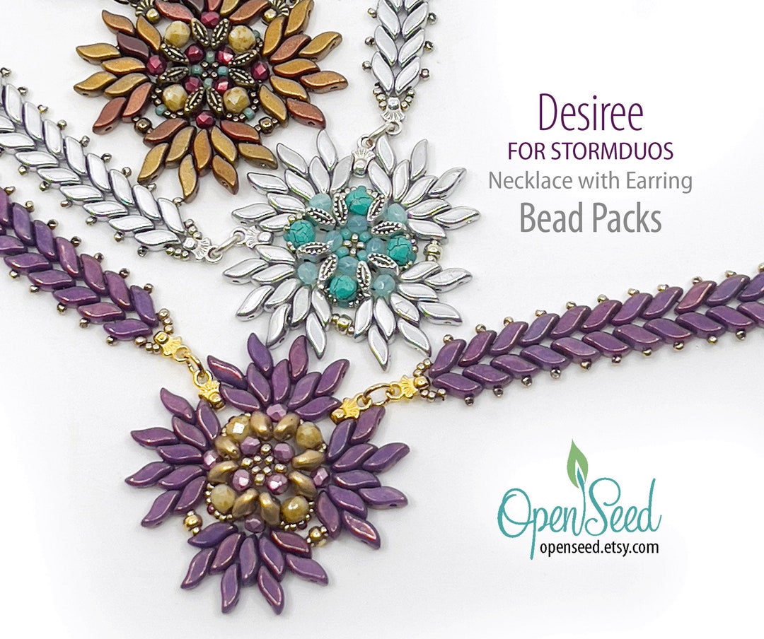Stormduo Desiree Necklace and Earring DIY Bead Pack, by Carole Ohl ...