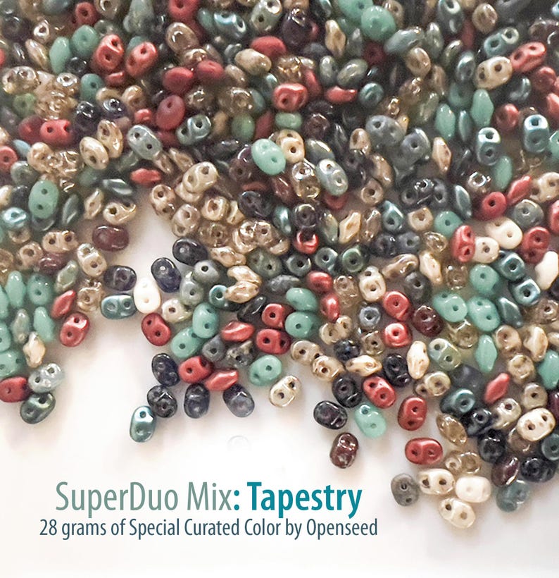Superduo Bead Mixes, 28grams, Exclusive Curated Mixes by Carole Ohl - Etsy