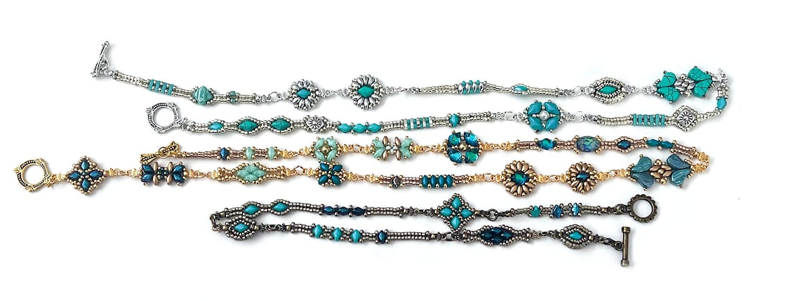Beaded Links Digital Tutorial Includes TEN Link Designs to Use for Wrap ...