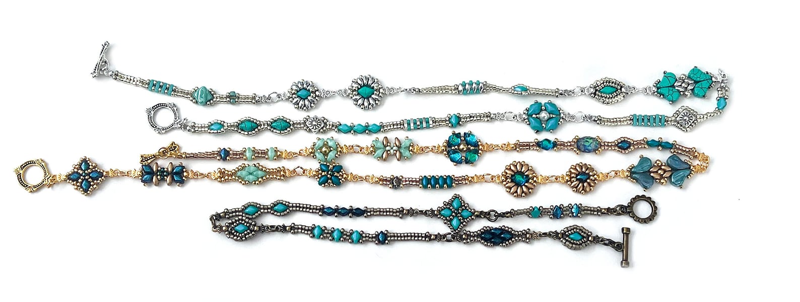 Beaded Links Digital Tutorial Includes TEN Link Designs to Use for Wrap ...