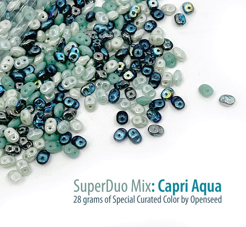 Superduo Bead Mixes, 28grams, Exclusive Curated Mixes by Carole Ohl - Etsy