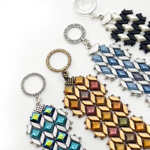 Riptide Cuff DIY Bead Weaving Tutorial for Jewelry Making With ...