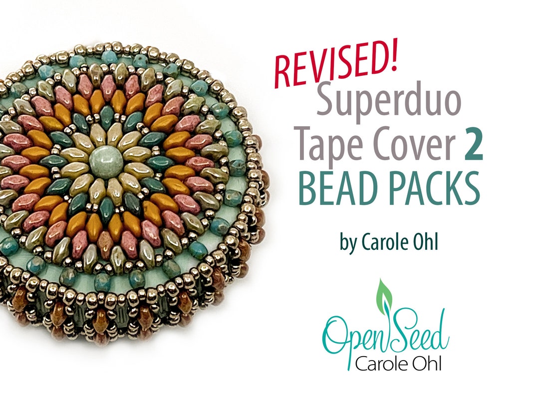 Superduo Beaded Tape Measure Bead Packs by Carole Ohl - Etsy
