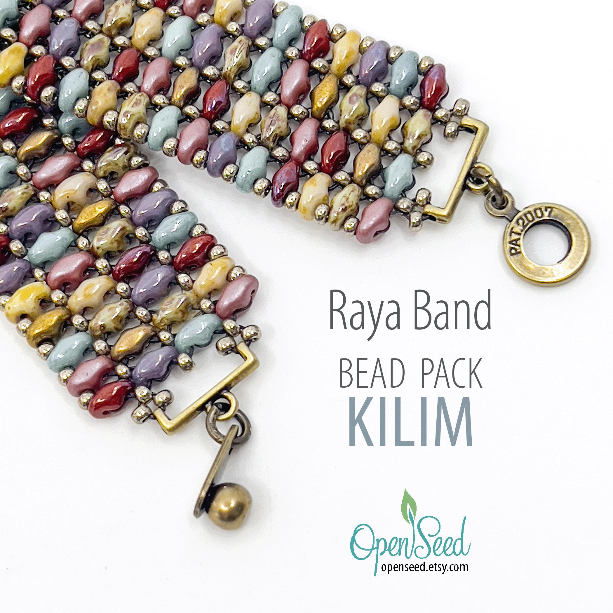 Raya Band Bead Weaving Kit for Superduos by Carole Ohl - Etsy