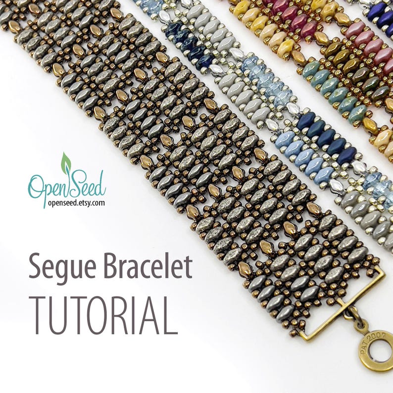 Segue Bracelet DIY Bead Weaving Tutorial for Jewelry Making With ...