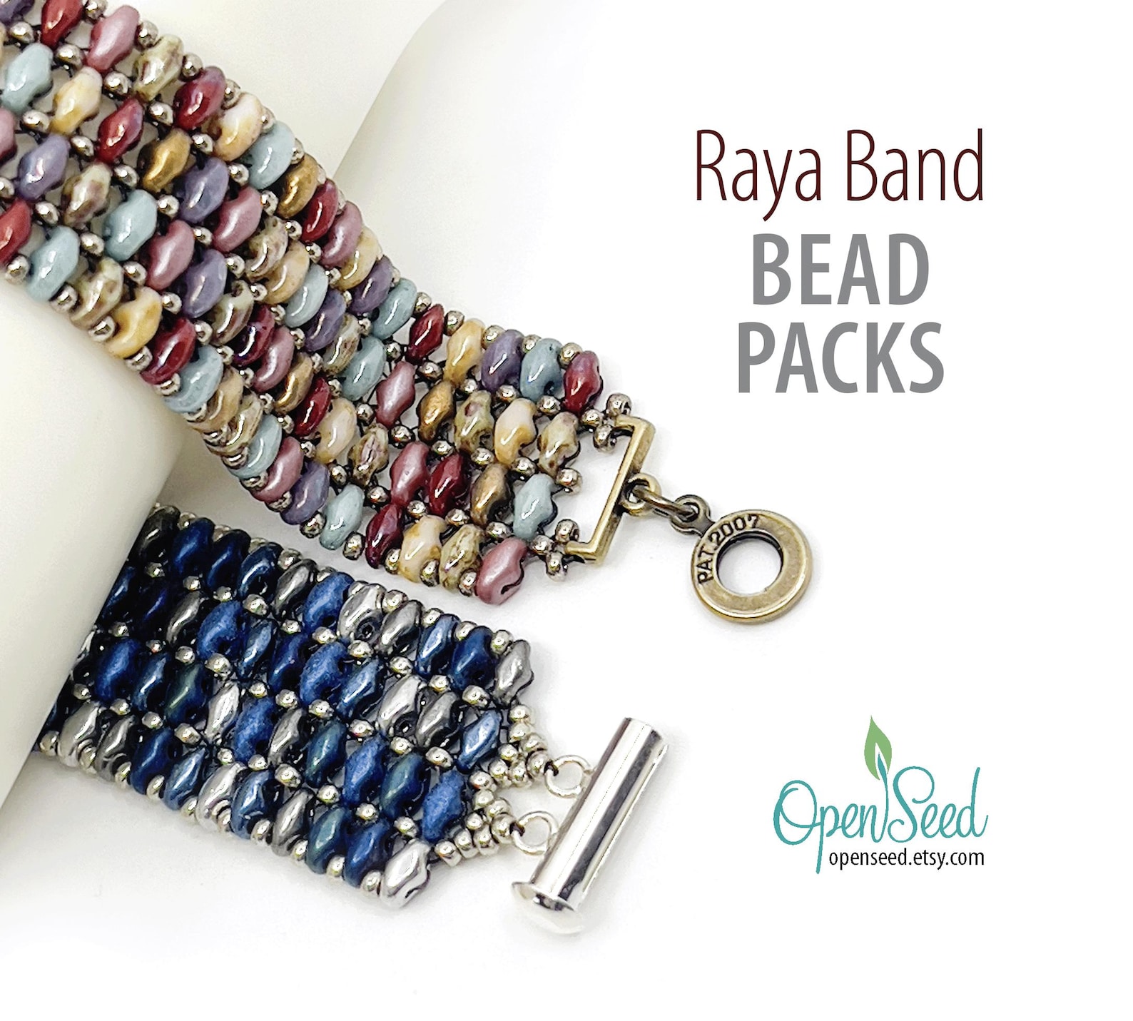 Raya Band Bead Weaving Kit for Superduos by Carole Ohl - Etsy
