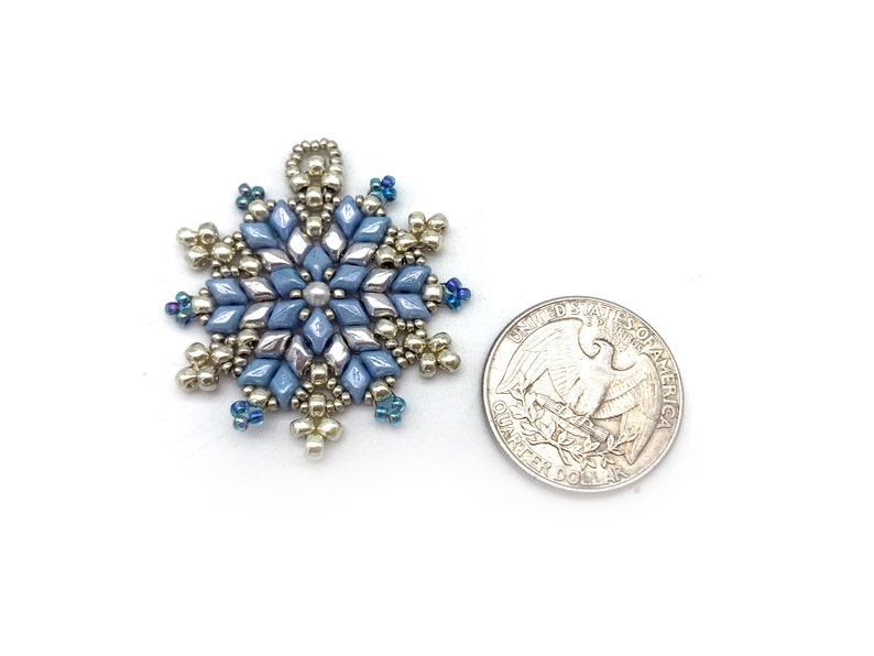 Gemduo Mini Snowflake DIY Ornament or Pendant Bead Pack for - Etsy