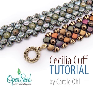 Cecilia Cuff Beadweaving DIY Tutorial by Carole Ohl - Etsy