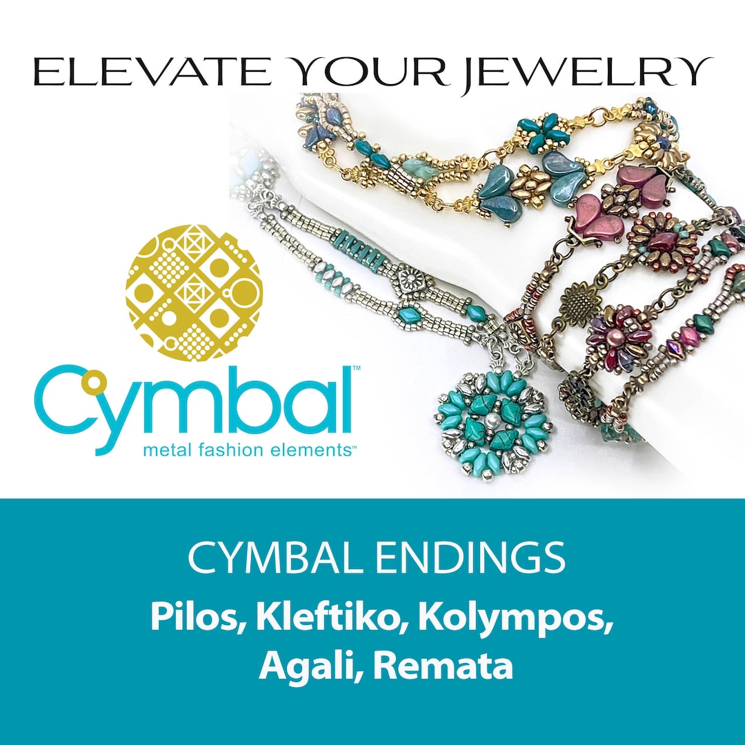 Cymbal Metal Ending Connectors for Beadwork - Etsy